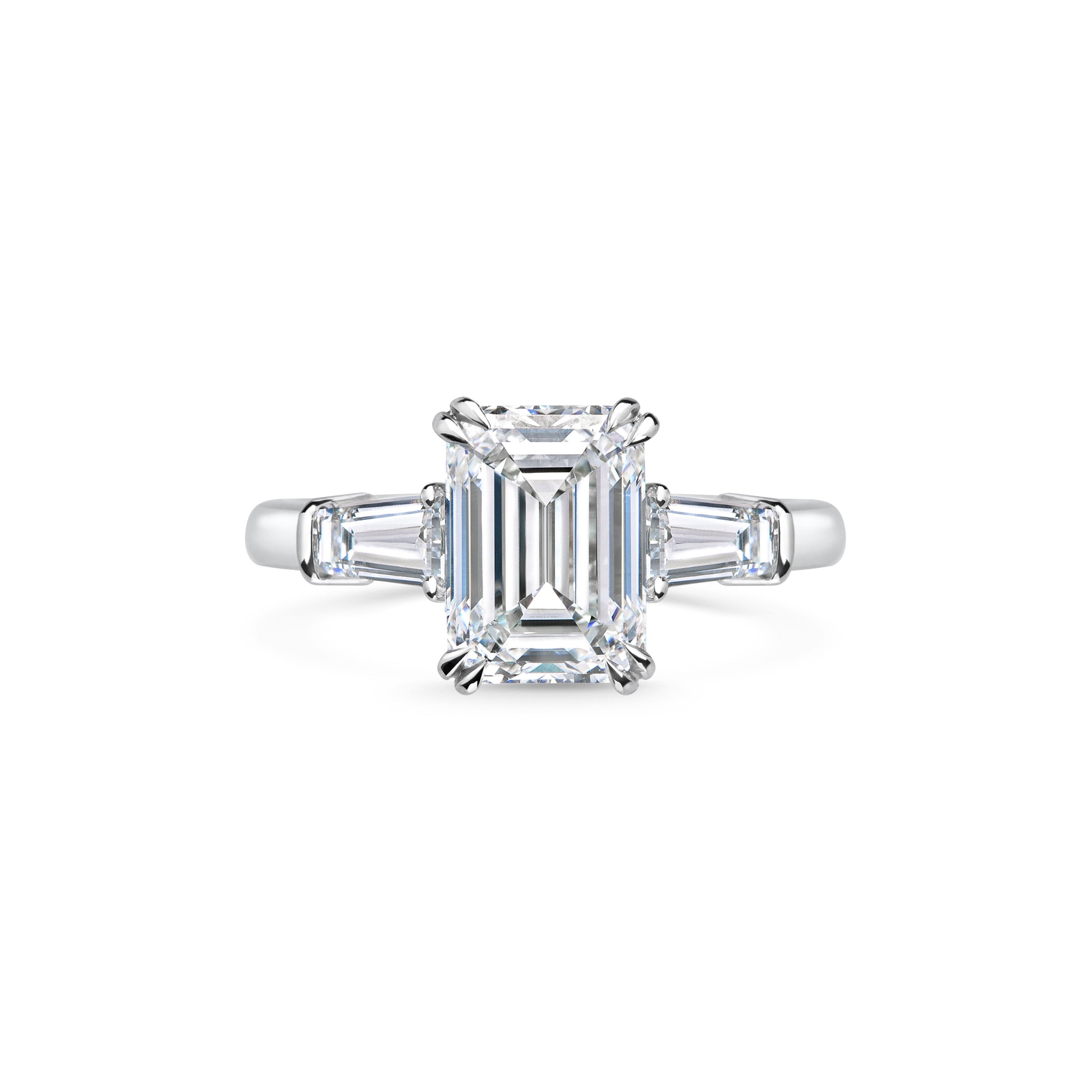 SOFIA Emerald Schliff Weißgold